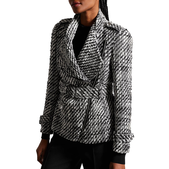 Ted Baker | Jackets & Coats | Ted Baker Roseby Hip Length Belted Wrap ...